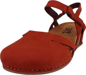 Art 1931 I Live Damen-Sandalen mit Keilabsatz, Dunkelorange, Größe 37, Dunkel orange, 37 EU