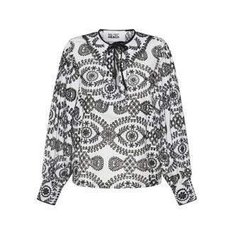 Silvian Heach Damen, Blusen & Hemden, Schwarzk, 2XSGr&ouml;&szlig;e