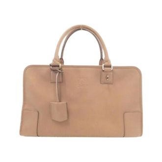 Loewe Sac &agrave; main en cuir Pre-owned - Femme - Pre-owned - Beige - Taille: ONE Size