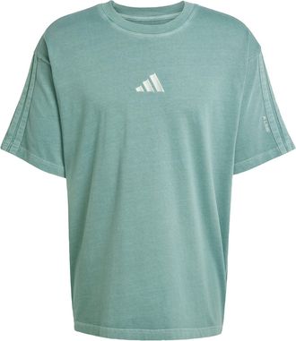 adidas Mens All SZN Washed T-Shirt Aurora Ivy 2XL
