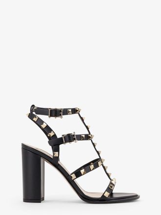 Valentino Garavani Rockstud leather sandals with iconic all-over studs - VALENTINO GARAVANI - gender_Woman
