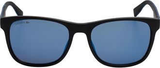 Lacoste Homme, Accessoires, Noir, Taille: ONE Size Lunettes de soleil rectangulaires