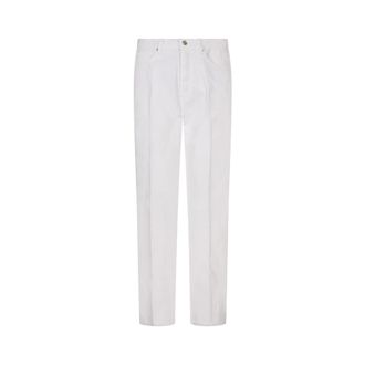 Frame Denim Femme, Jeans, Blanc, Taille: W30 Pantalon blanc en coton pour femmes