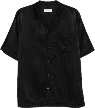 Dries Van Noten Homme, Chemises, Noir, Taille: M Carltone Shirt
