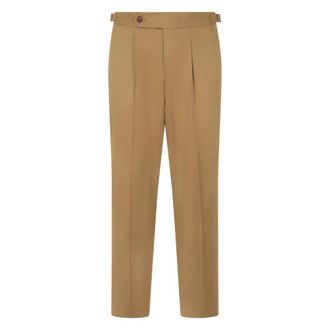 HUGO BOSS Homme, Pantalons, Beige, Taille: L Pantalon Droit en Coton