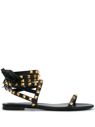 Valentino Garavani sandales Rockstud - Noir