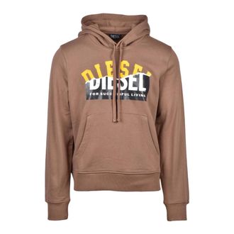 Diesel Herren, Sweatshirts & Hoodies, Braun, MGr&ouml;&szlig;e