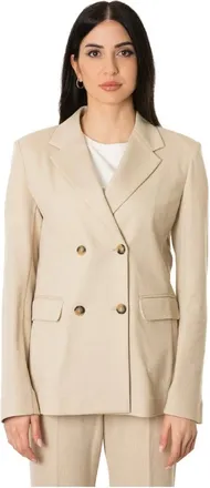Max Mara Rotondo Jacket - Femme - Vestes - Beige - Taille: 42 FR