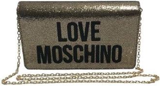 Moschino Sac femme Love &eacute;paule/bandouli&egrave;re en cuir synth&eacute;tique or BS26MO06 JC4104PP1OLK0901 Taille du sac: PETIT