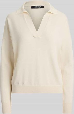 Lauren Ralph Lauren Relaxed Fit Pullover aus Baumwoll-Mix mit Polokragen