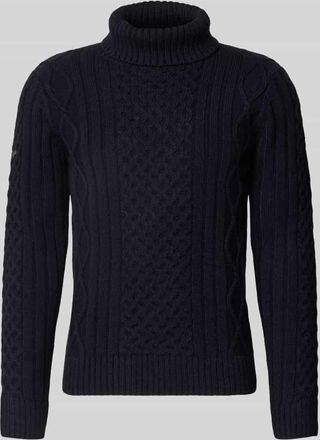 Superdry Rollkragenpullover mit Zopfmuster