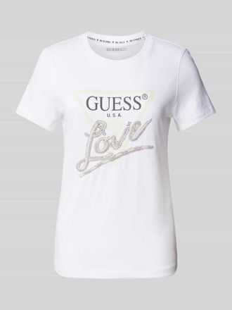 Guess T-Shirt mit Ziersteinbesatz