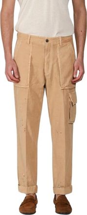 Mason's Homme, Pantalons, Beige, Taille: S Cuba Work M74 Cargo Pants