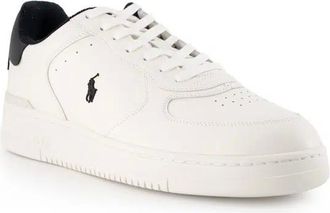 Polo Ralph Lauren Herren Sneaker wei&szlig; Glattleder