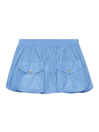 Msgm M. S.G. M. Mini Jupe - Bleu Clair