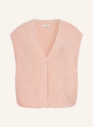 American Vintage American Vintage Strickweste Zolly rosa