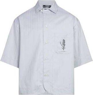 Jacquemus La chemise Cardigan ray&eacute;e en coton