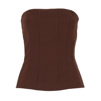 Federica Tosi Blouses - Femme - Tops - Brun - Taille: 40 FR