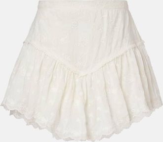 Isabel Marant Short Zoelia en coton et soie