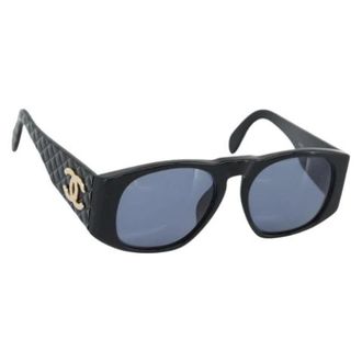 Chanel Pre-owned Vintage Sonnenbrillen - - Pre-owned - Damen - Schwarzk - ONE SIZE