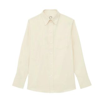 Ines De La Fressange Femme, Blouses et Chemises, Beige, Taille: 44 FR Maureen Shirt