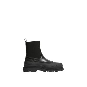 Moncler Moncler Bottines En Cuir Vera Edge, Femme, Noir, Taille: 36,5