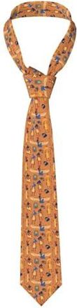 Generic Cravate DAffaires &Eacute;gypte Antique, Dieux Et Symboles &Eacute;gyptiens Vintage &Eacute;troit Tie &Eacute;l&eacute;gant Cravate Pour Homme Pour L&Eacute;cole Travail Accessoires