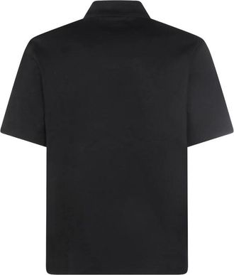 Mackage Embroidered Logo Cotton Polo - Black