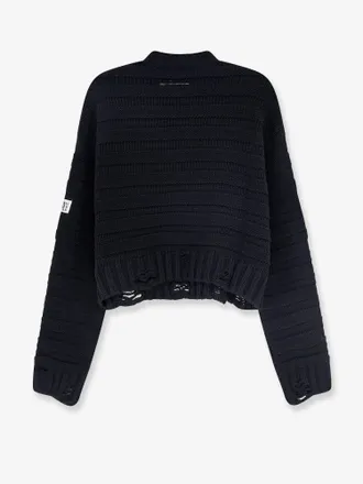 Maison Margiela Womens Sweater Wool-Blend Black
