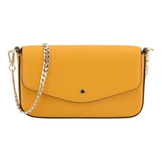 Pourchet Femme, Sacs, Jaune, Taille: ONE Size Sac Pochette Safran