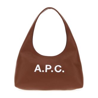A.P.C. A.p.c., Femme, Sacs, Brun, Taille: ONE Size Ninon Small Shoulder Bag