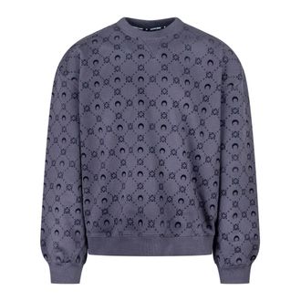 Marine Serre Homme, Sweatshirts et sweats &agrave; capuche, Noir, Taille: S SweaT-shirts
