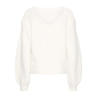 Ichi Ichi, Femme, Pulls, Blanc, Taille: 46 FR V-neck Tricots