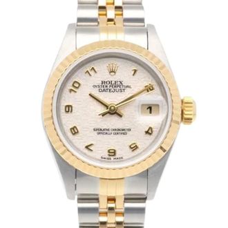 Rolex Pre-owned Vintage 69173 Wristwatch - Femme - Pre-owned - Beige - Taille: ONE Size