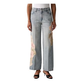 Guess Femme, Jeans, Bleu, Taille: W27 L31 Jean Large Rey