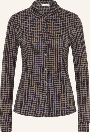 Marc O'Polo Marc Opolo Hemdbluse Aus Jersey grau