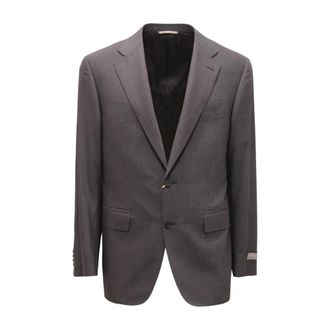 Canali Wollanzug Grau - - Jackets - Herren - Grau - 2XL