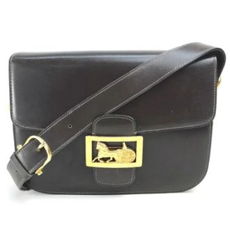 Celine Pre-owned Leder Schultertasche - - Pre-owned - Damen - Braun - ONE SIZE