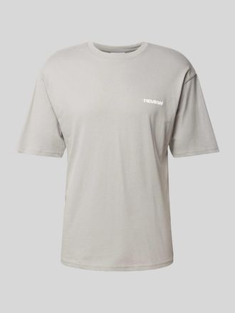 Review T-Shirt mit Rundhalsausschnitt