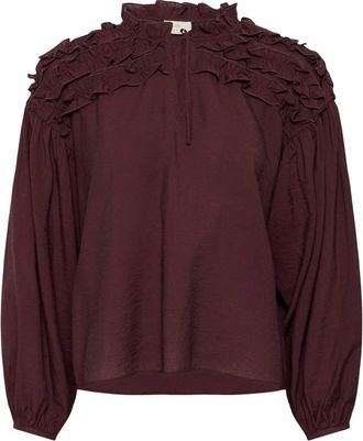 Kaffe Anja Bluse - - Blouses & Shirts - Damen - Rot - 2XL