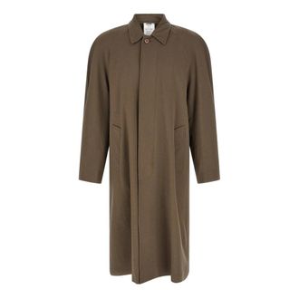 Magliano Caligo Embossed Herringbone Coat - - Coats - Herren - Braun - M