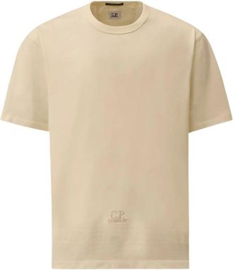 C.P. Company C.p. Company, Homme, Tops, Blanc, Taille: XL T-Shirt 100% Coton