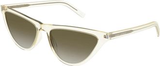 Saint Laurent SL 550 Slim Sonnenbrille - - Accessories - unisex - Beige - 56 MM