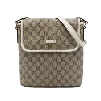 Gucci Sac bandouli&egrave;re vintage Pre-owned en toile - Femme - Pre-owned - Beige - Taille: ONE Size