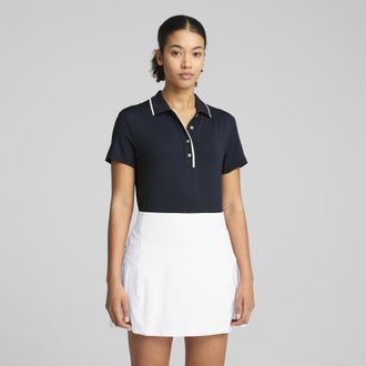 Puma Polo de golf &agrave; manches courtes CLOUDSPUN Bridges Femme, V&ecirc;tements, Bleu, XXL