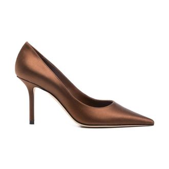 Jimmy Choo London Lvoe Lederpumps - - Shoes - Damen - Braun - 37 EU