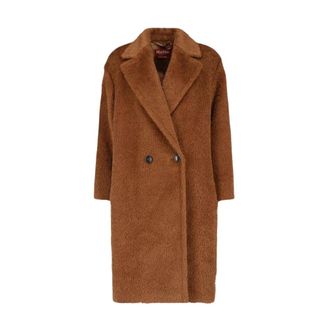 Max Mara Misturbano Zweireihiger Mantel - - Coats - Damen - Braun - 2XS