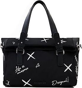 Desigual BAG_EKIX_LOVERTY 2.0 2000 BLACK Femmes, Noir, Taille unique