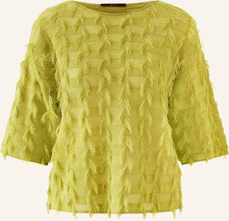 Oui Pullover Mit 3/4-Arm gruen