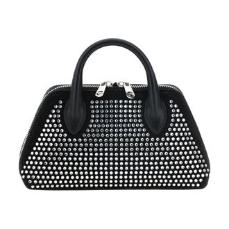 Coperni Mini sac Swipe orn&eacute; de cristaux - Femme - Sacs - Noir - Taille: ONE Size